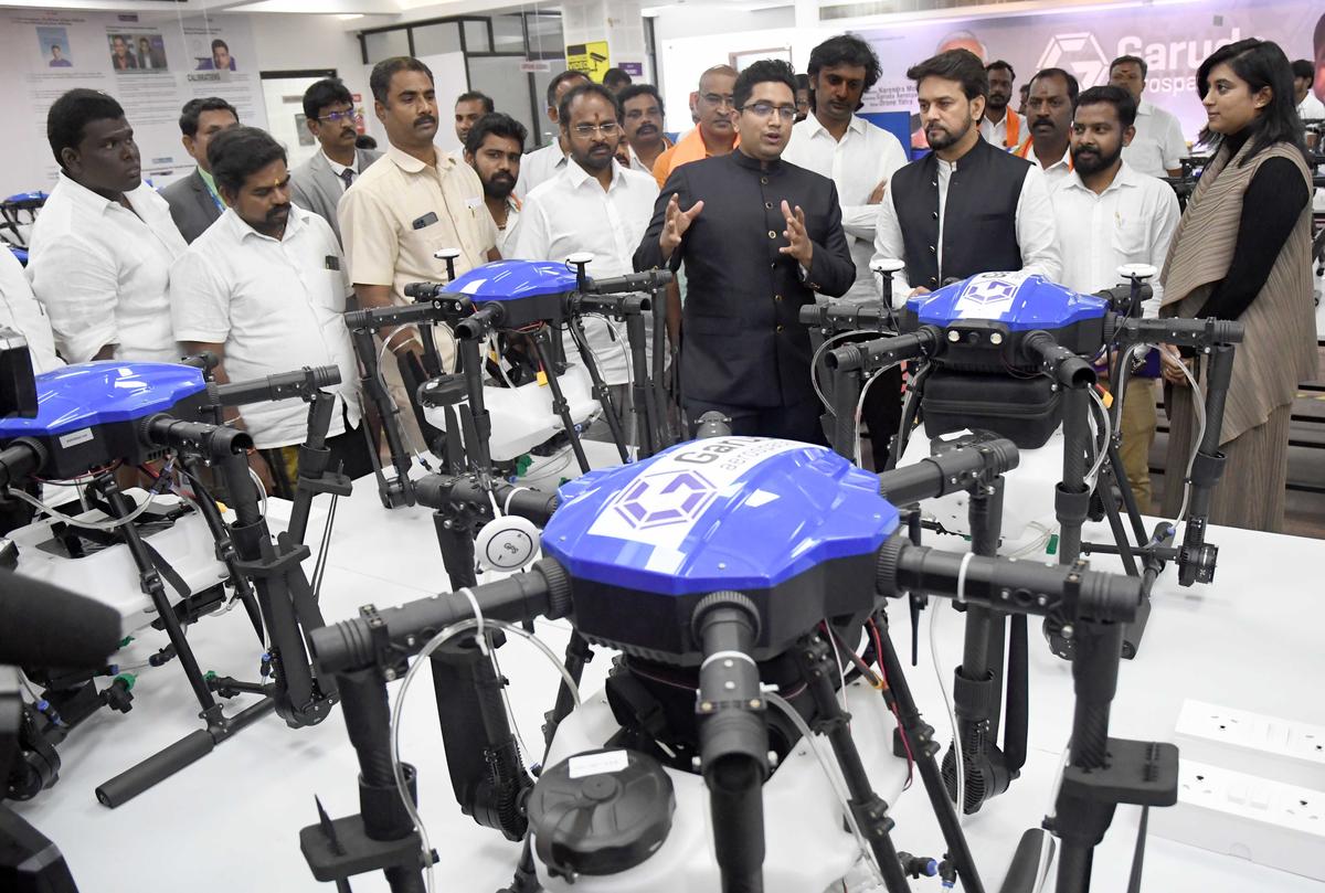 India will require one lakh drone pilots by next year: Anurag Thakur - The Hindu